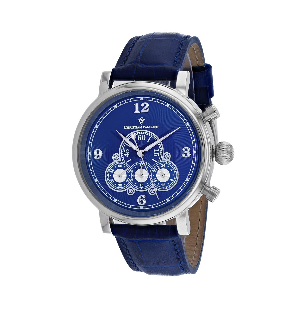 Click here for Christian Van Sant Mens Blue Dial Watch - CV0712 -... prices