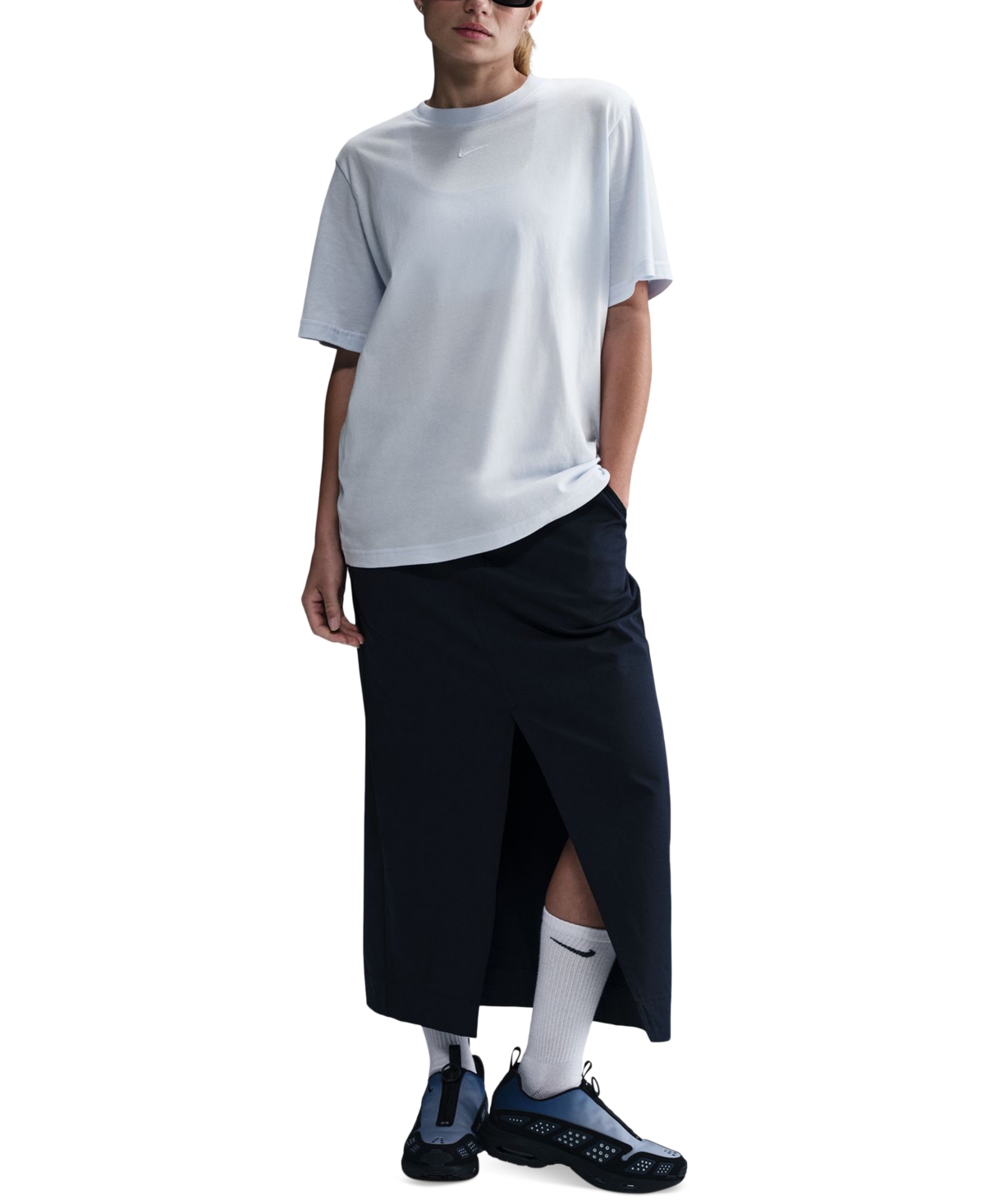 Click here for Nike Womens Sportswear T-Shirt - Blue Tint prices