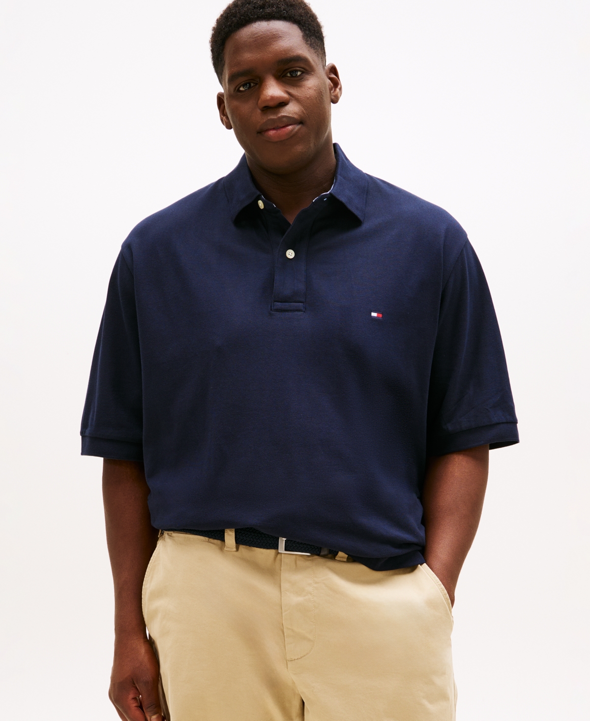 Click here for Tommy Hilfiger Mens Big & Tall Classic-Fit Ivy Pol... prices