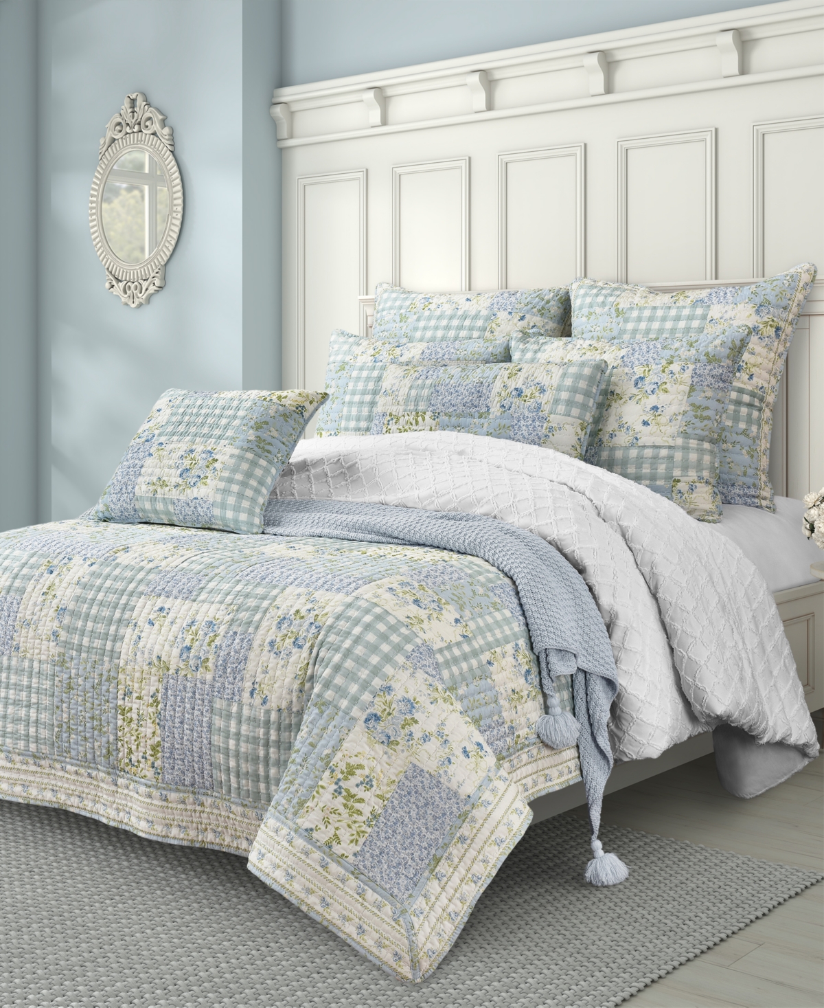 Click here for Piper & Wright Karalena Cotton Quilt  Full/Queen -... prices