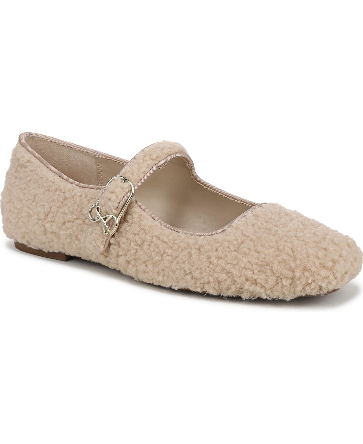 Click here for Sam and Libby Womens Fredi Mary Jane Flats - Natur... prices