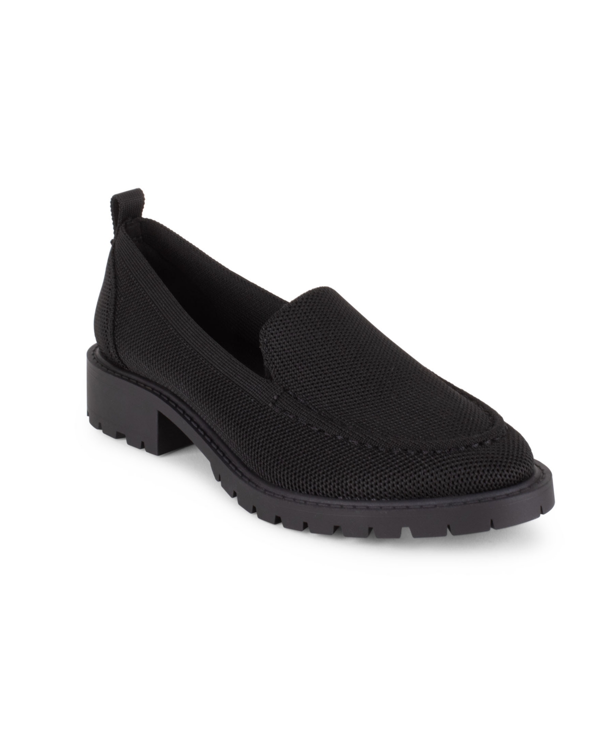 Click here for Tahari Womens Siena Knit Slip-On Loafers - Black prices