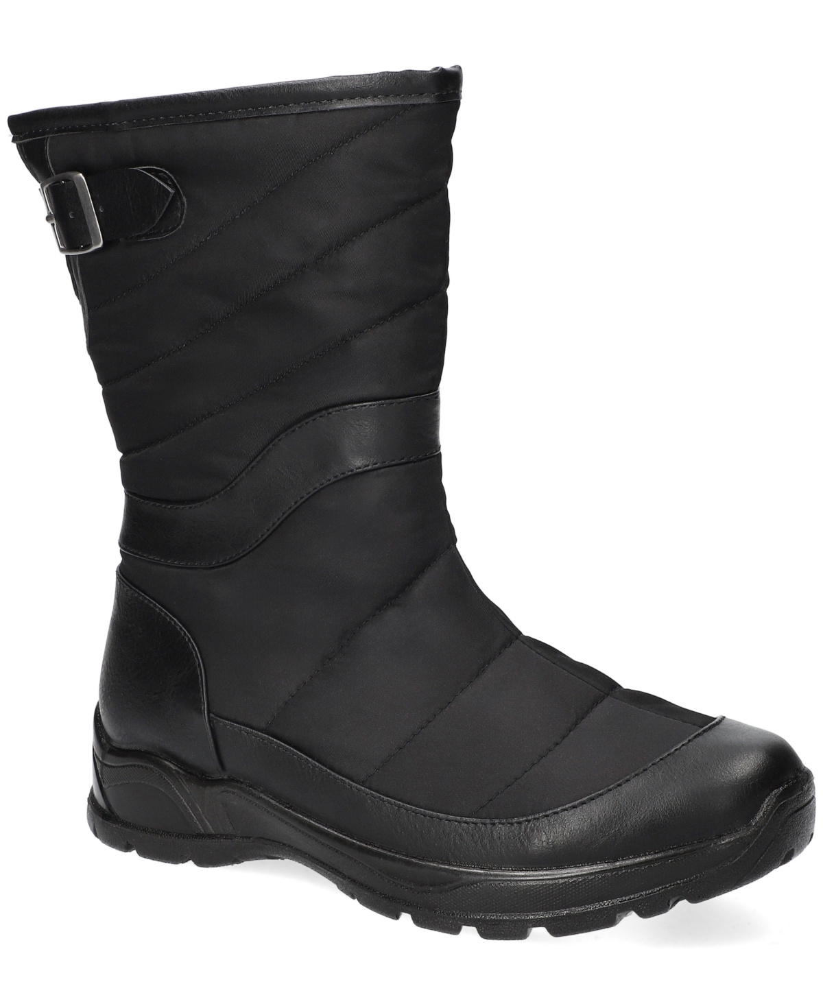 Bella Vita Womens Waterproof Round Toe Boots - Black