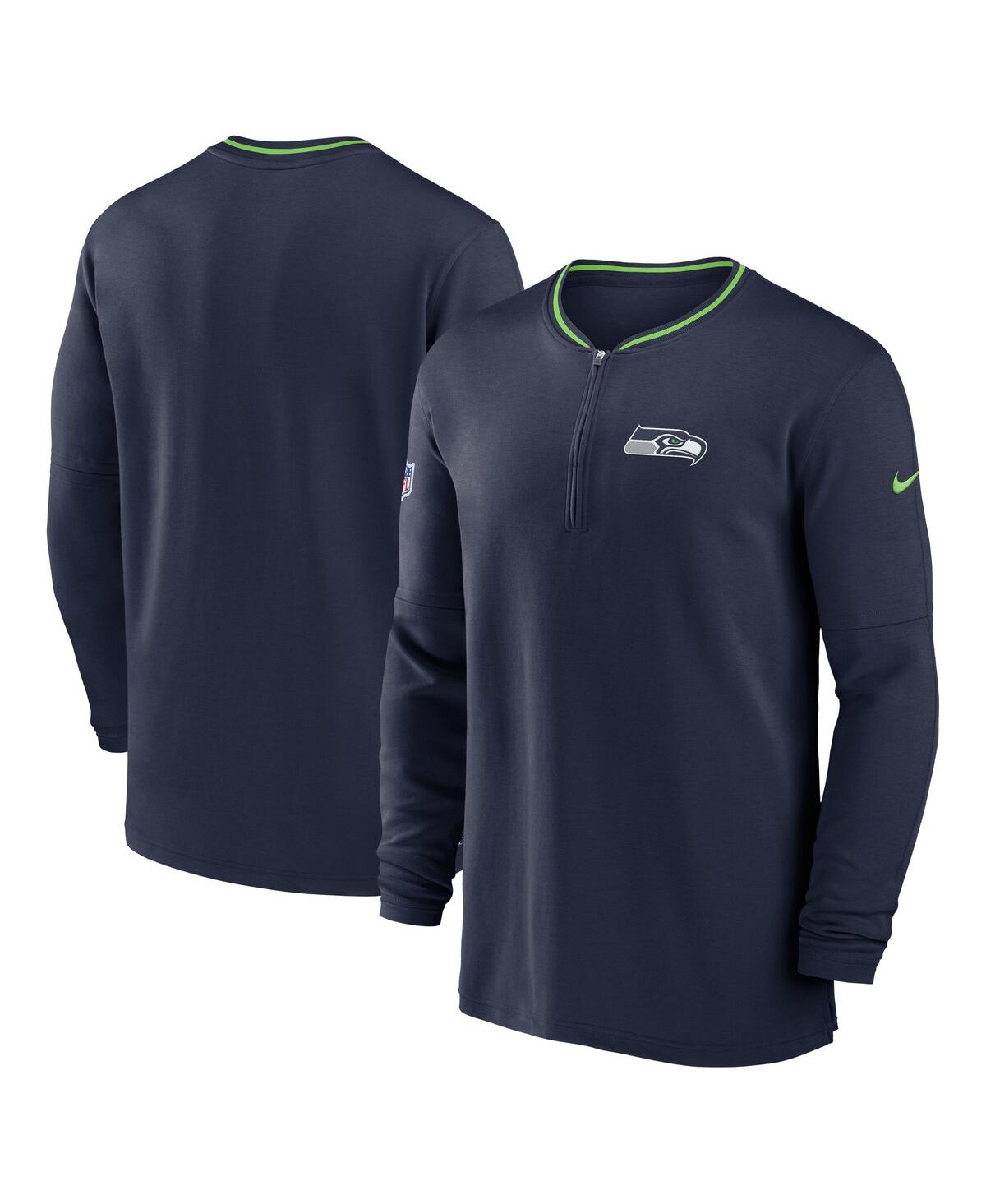 Click here for Nike Mens College Navy Seattle Seahawks Coach Half... prices