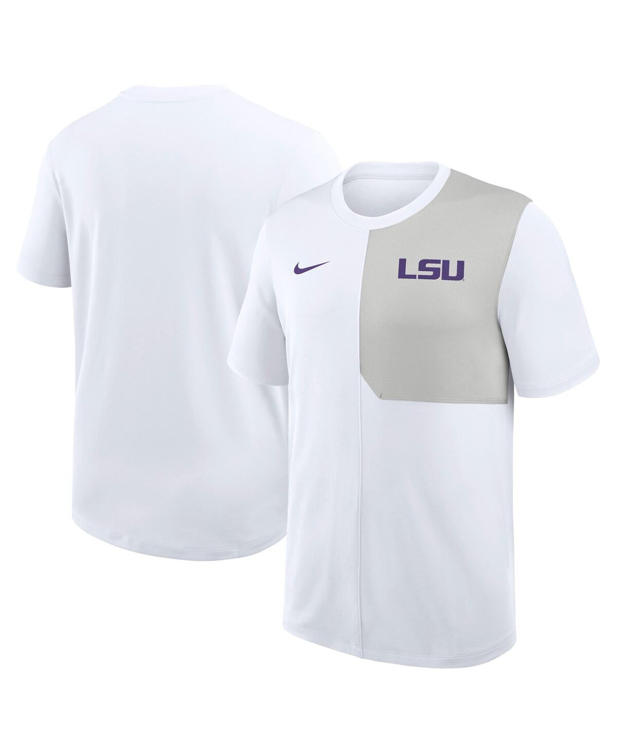 Click here for Nike Mens White Lsu Tigers 2025 Sideline Uv Perfor... prices