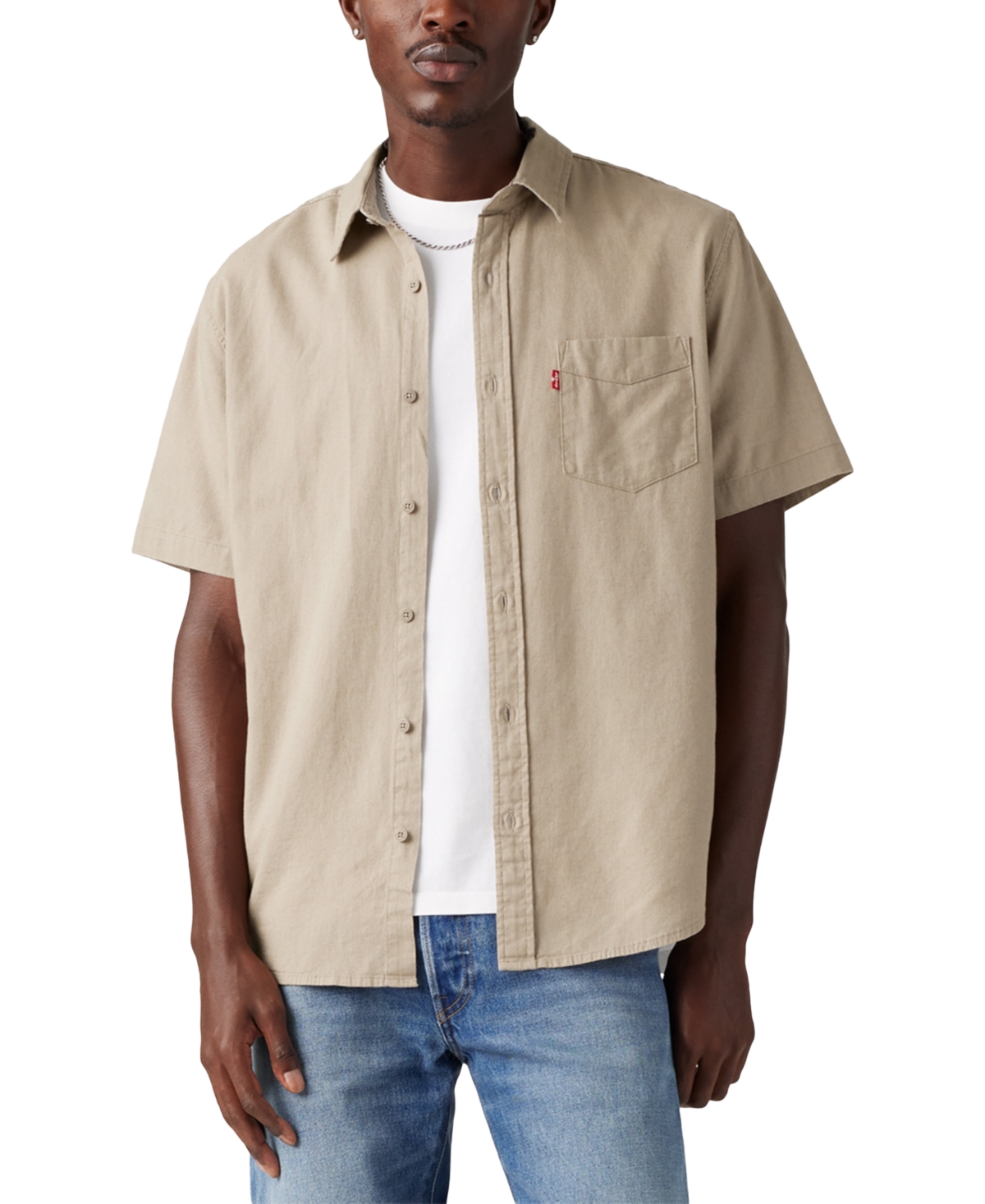 Click here for Levis Mens Classic 1 Pocket Short Sleeve Regular F... prices