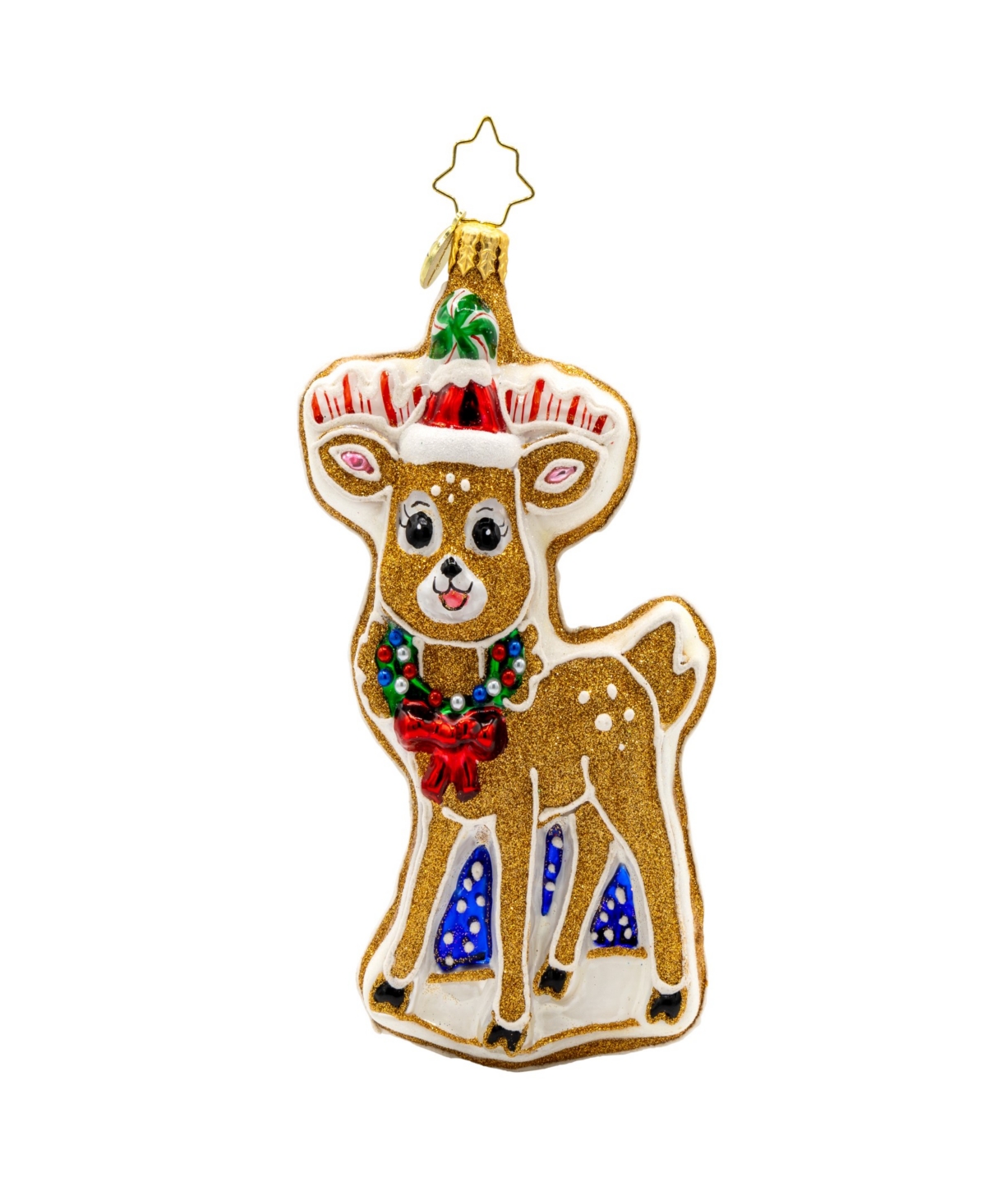 Click here for Christopher Radko Doughy Dasher Ornament - Multi prices