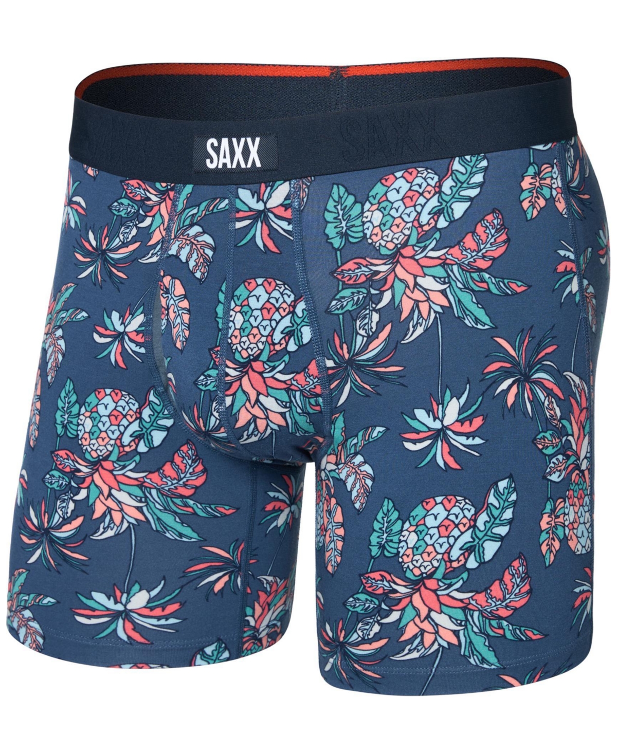 Click here for Saxx Mens Vibe Xtra Slim-Fit Printed Boxer Briefs... prices