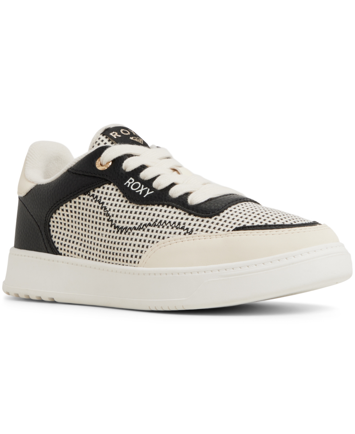 Click here for Roxy Womens Vivianne Lace Up Sneakers - Black Comb... prices