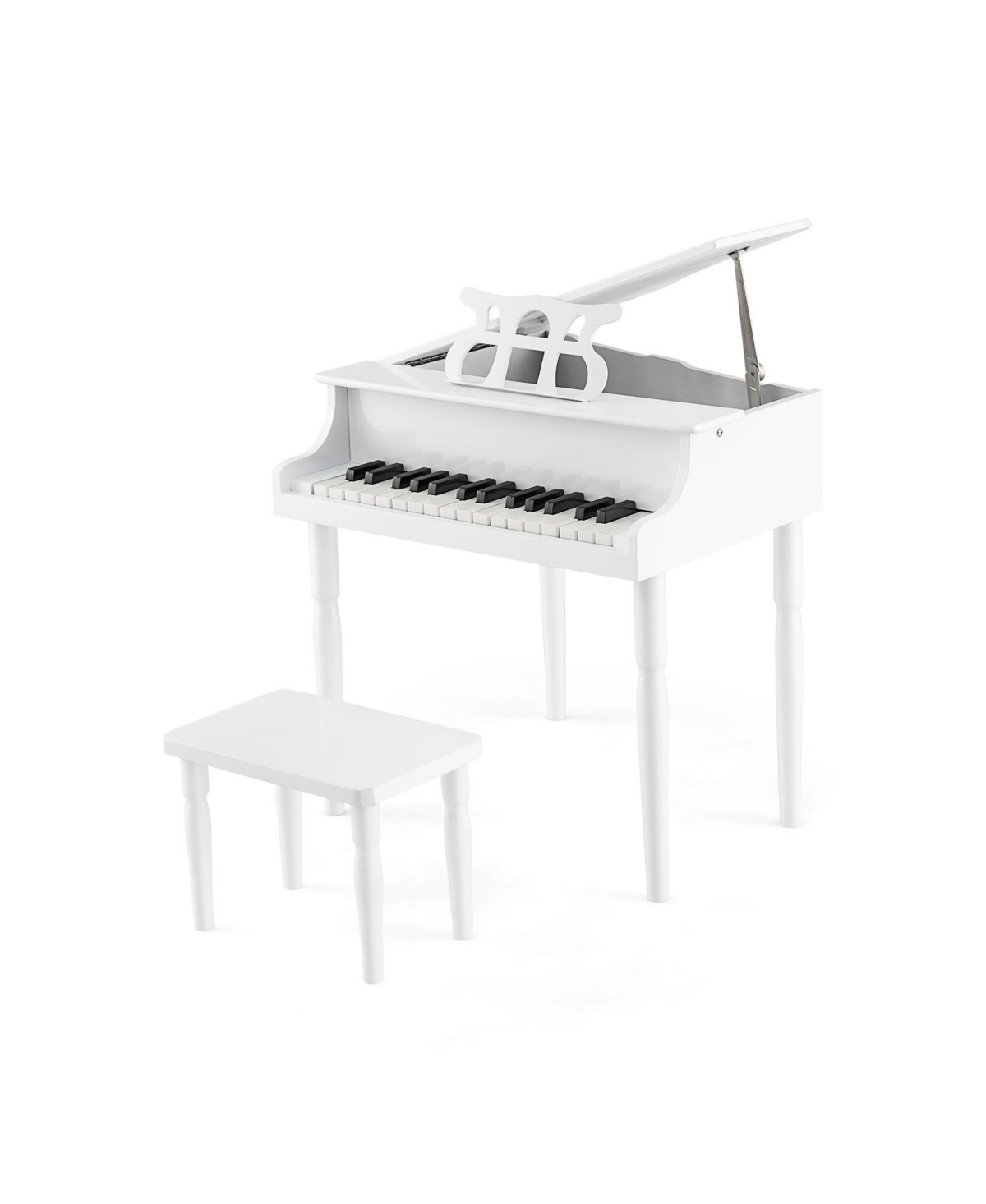 Click here for 30-Key Wood Toy Kids Grand Piano with Bench and Mu... prices