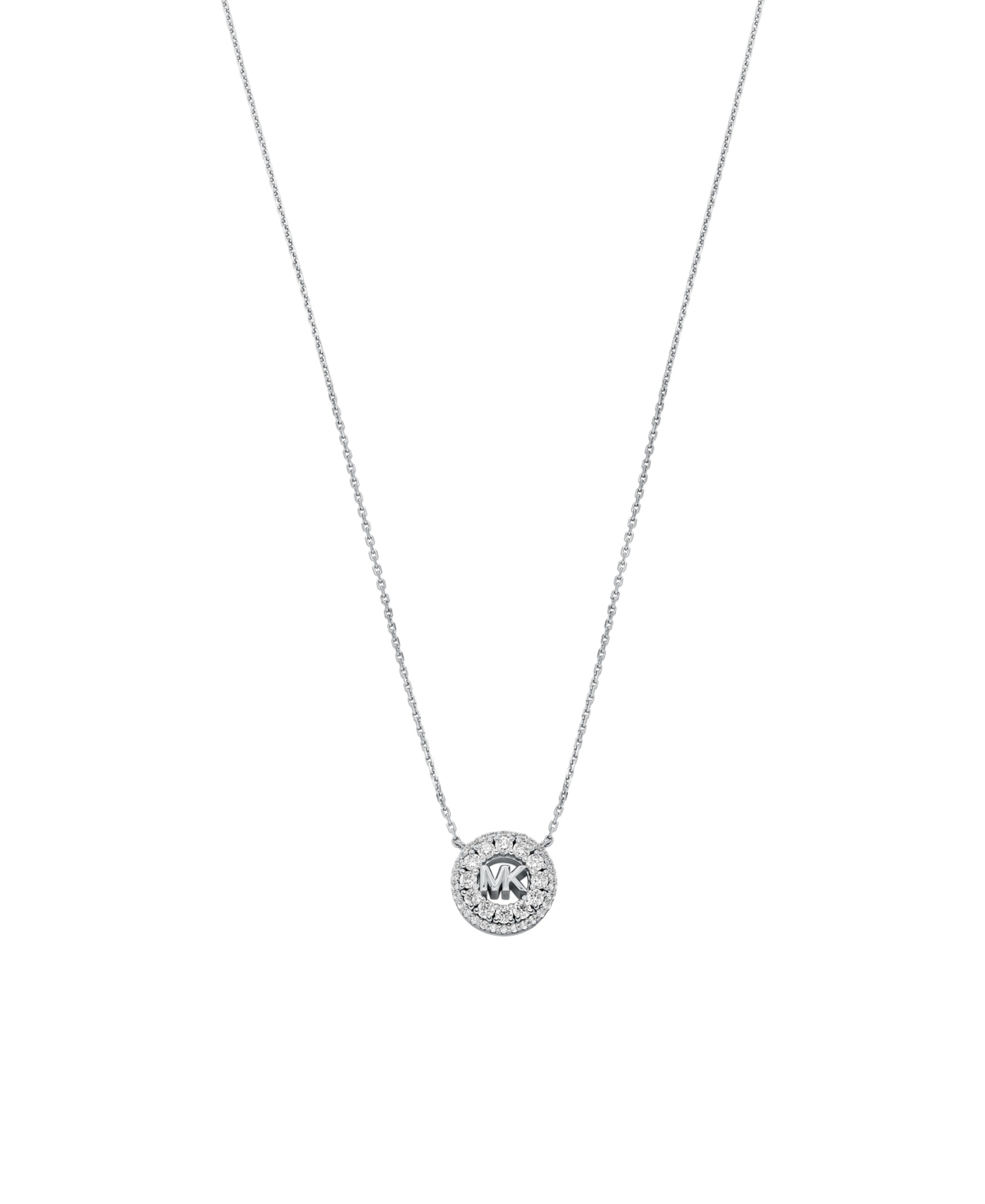 Click here for Michael Kors Cubic Zirconia Logo Pendant Necklace... prices