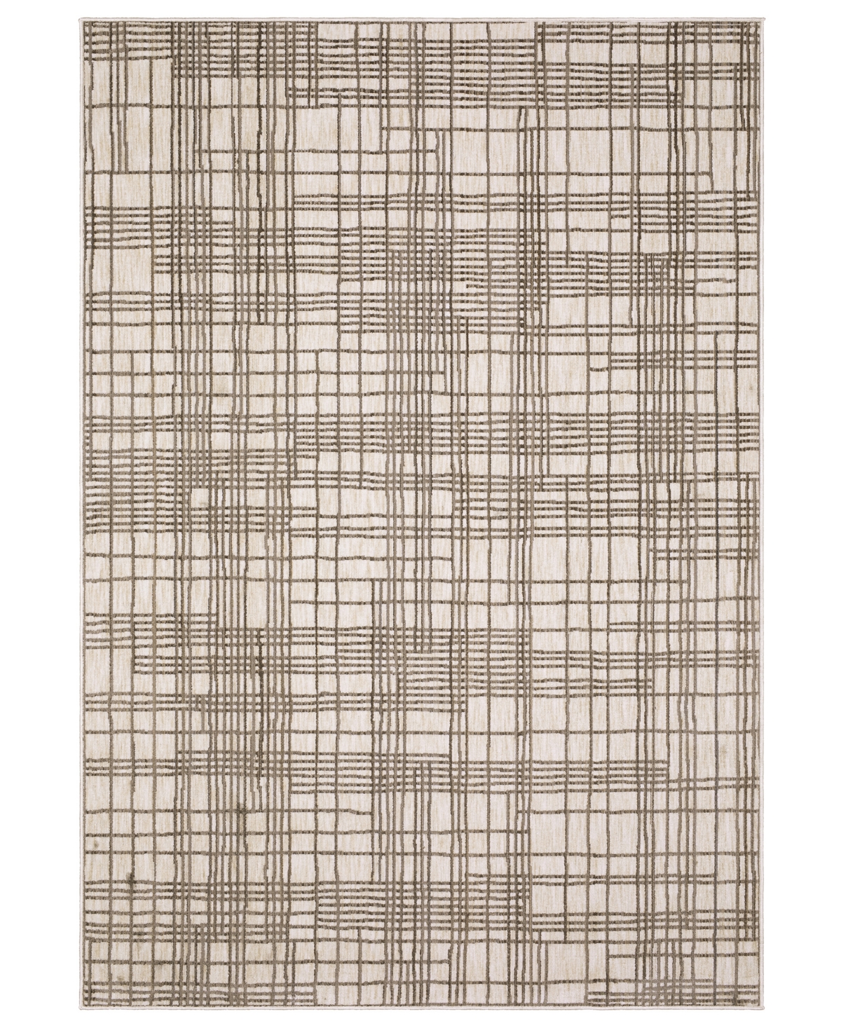 Click here for Oriental Weavers Hunter HNT01 67x96 Area Rug - Bro... prices