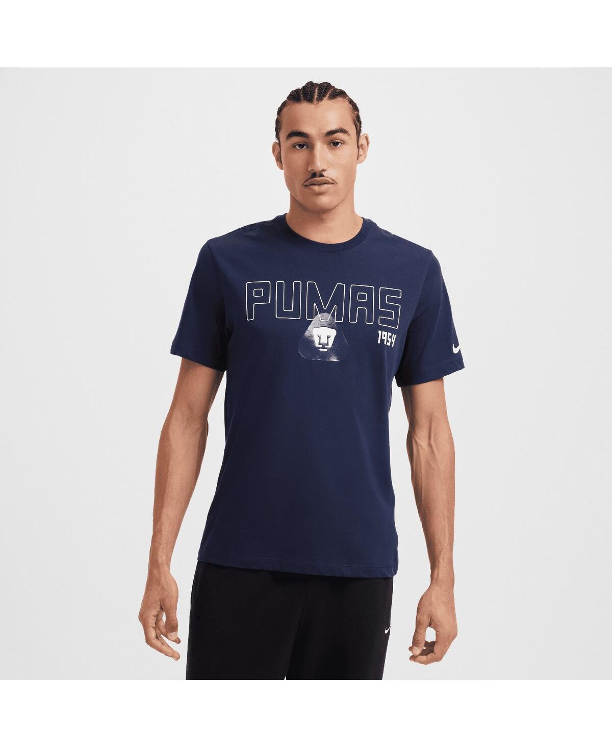 Click here for Nike Mens Navy Pumas Heritage T-Shirt - Navy prices