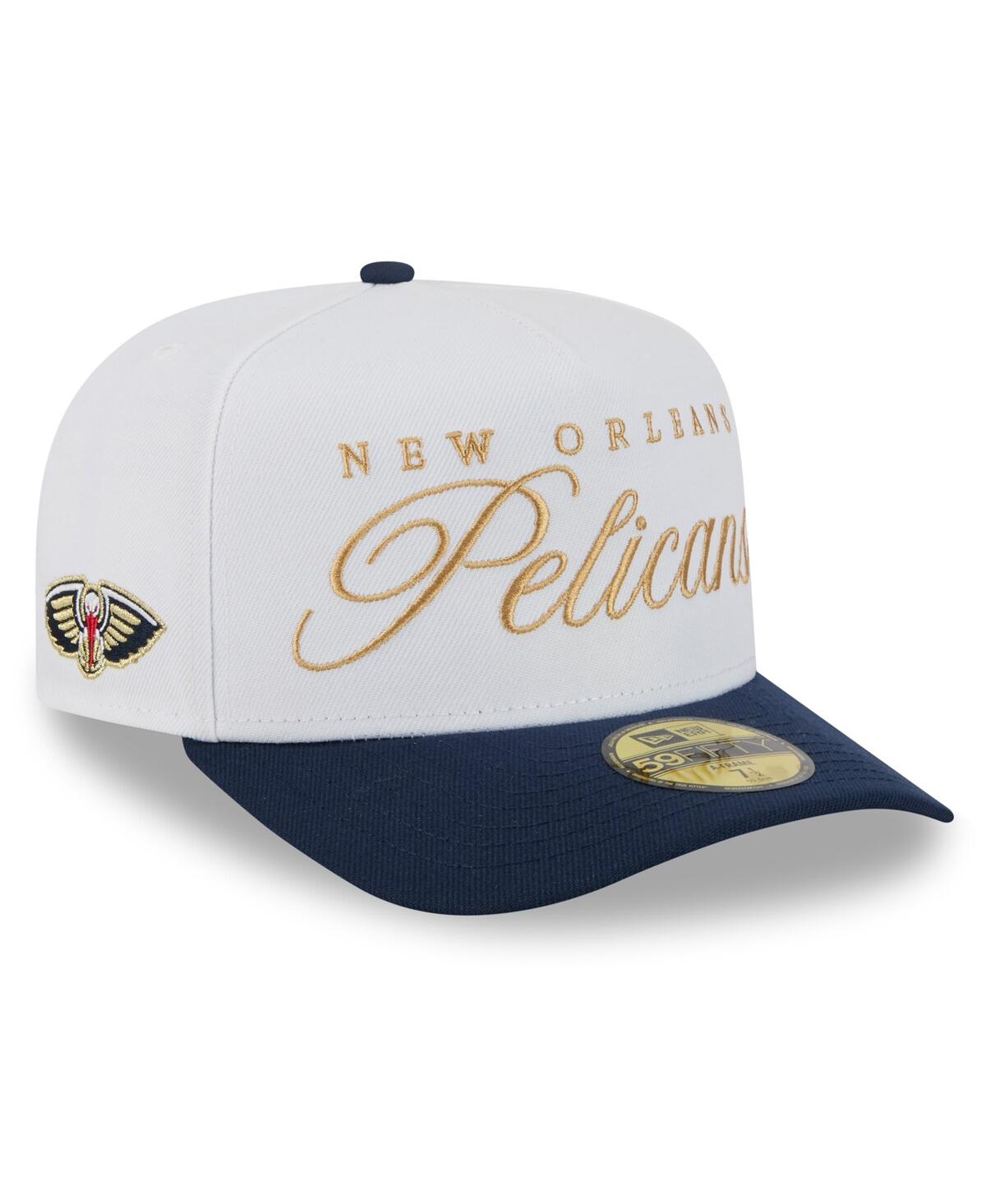 Click here for New Era Mens White/Navy New Orleans Pelicans 2025... prices