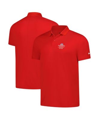 Nike Men's Red Farmers Insurance Open Victory Solid Performance Polo ...