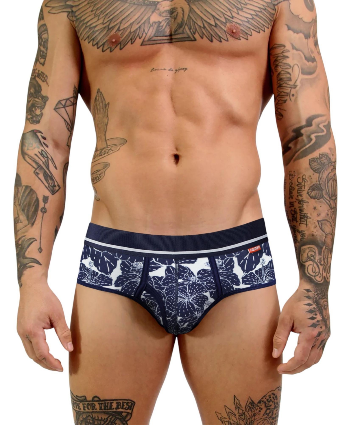 Click here for Mosmann Australia Mens Bamboo Brief - Lagoon - Nav... prices