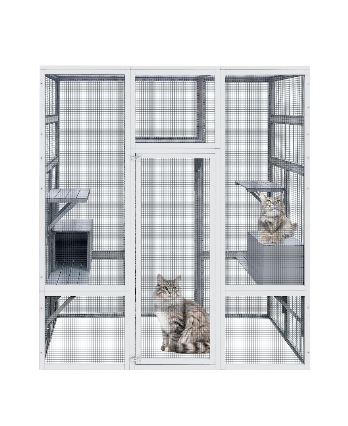 Click here for Streamdale Furniture 62.6" Outdoor Wooden Cat... prices