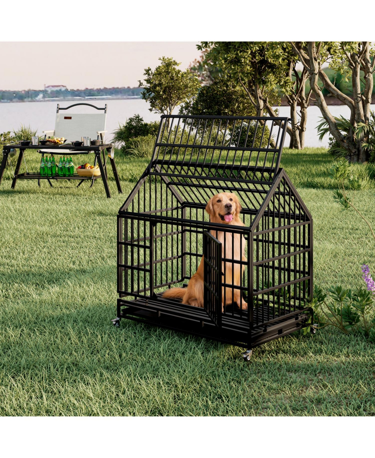 Click here for Streamdale Furniture Heavy Duty Folding Dog Crate... prices