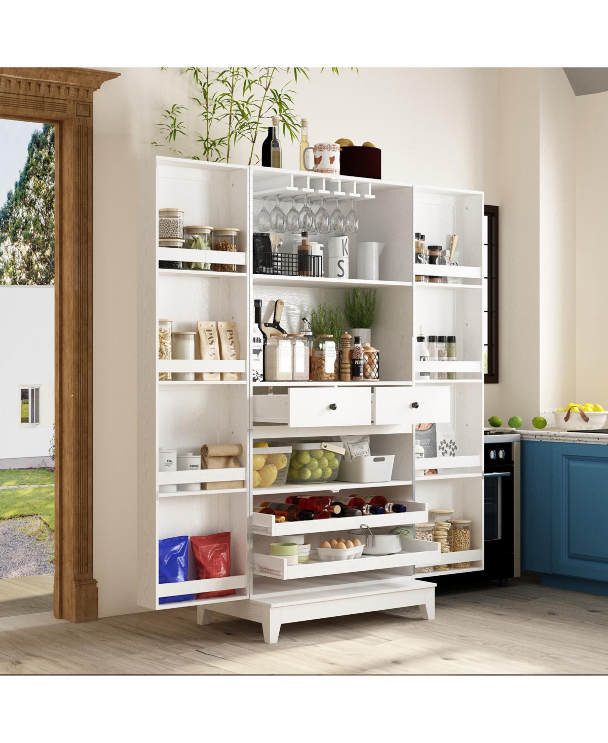 Click here for White 2-door 68.9-inch high multifunctional cabine... prices