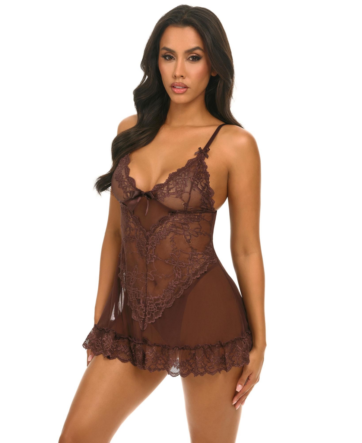 Click here for Oh La La Cheri Womens Valentine Soft Cup Lace Baby... prices