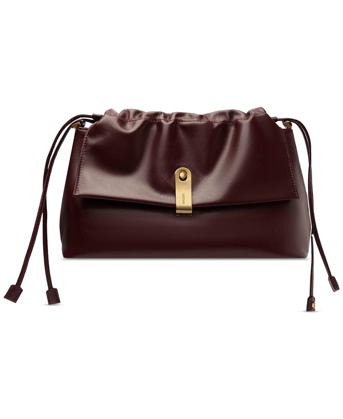 Click here for Arezzo Nicole Medium Leather Pouch - Wine Berry prices