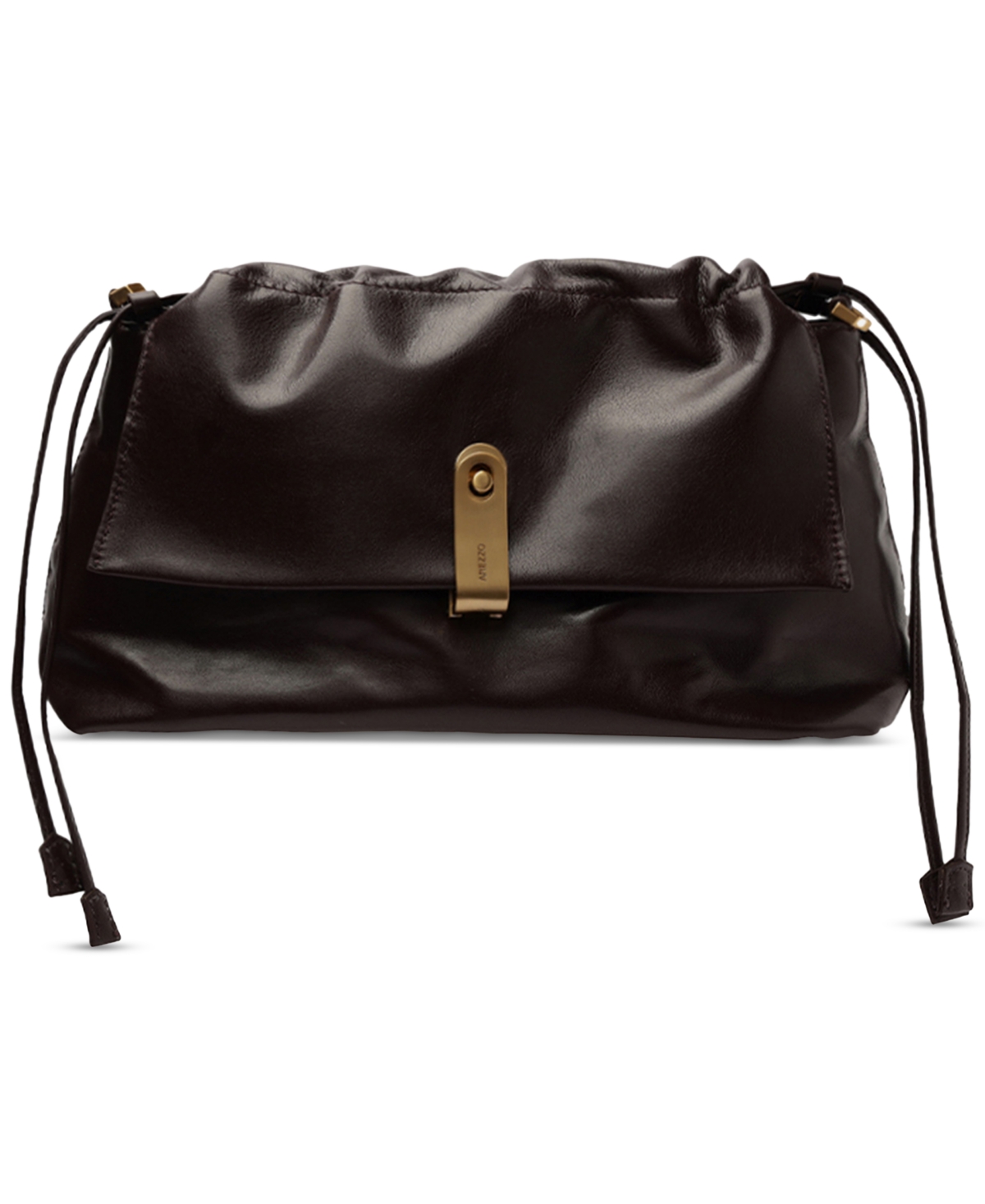 Click here for Arezzo Nicole Medium Leather Pouch - Grape Brown prices
