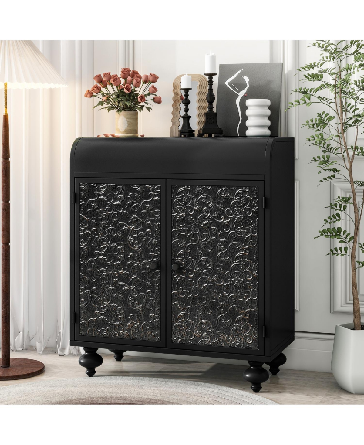 Click here for Streamdale Furniture Art Accent Cabinet with 2 Doo... prices