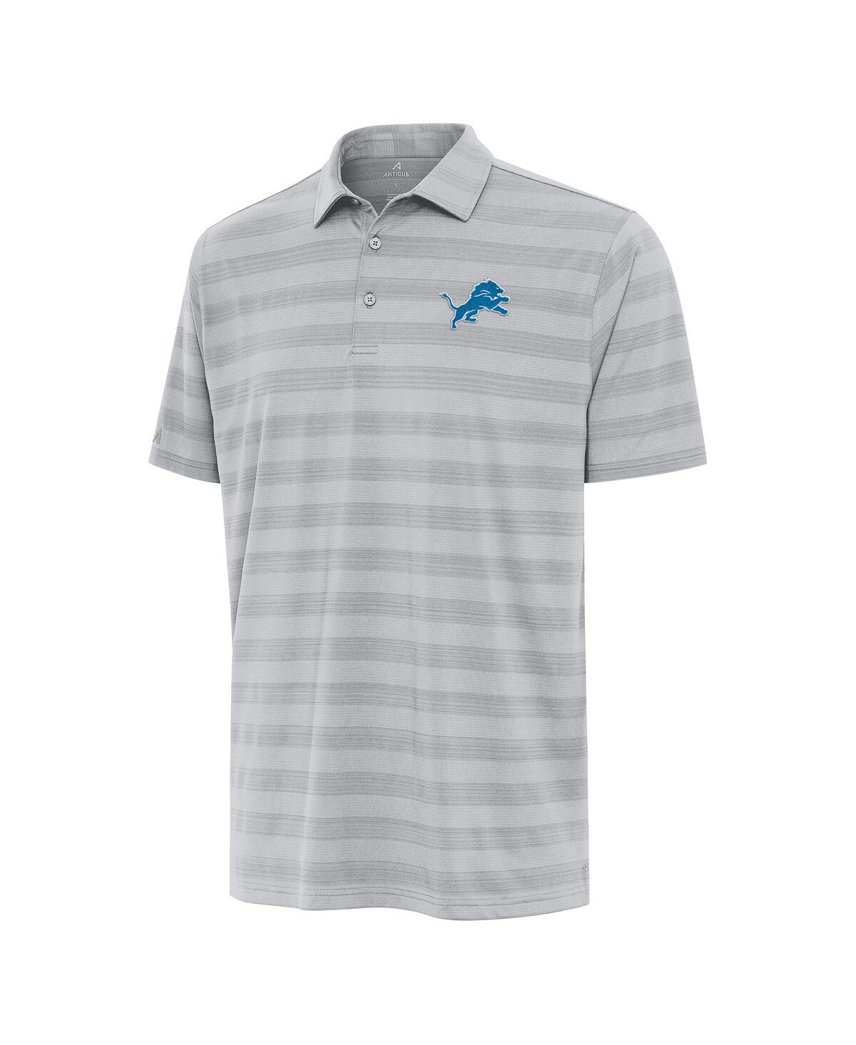Click here for Antigua Mens Gray Detroit Lions Tunnel Polo Shirt... prices