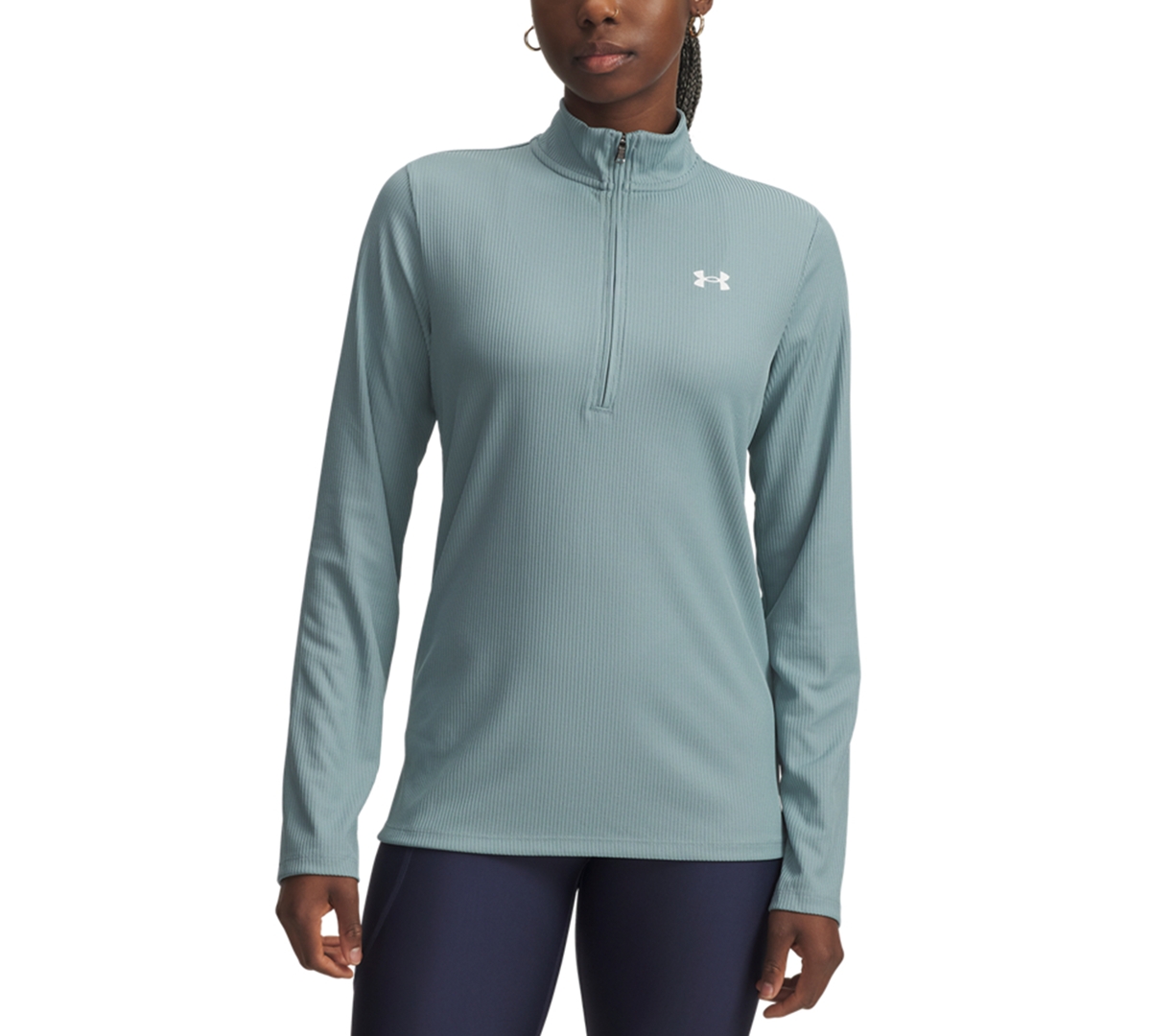 Click here for Under Armour Womens Ua Tech Ribbed Top - Serpentin... prices