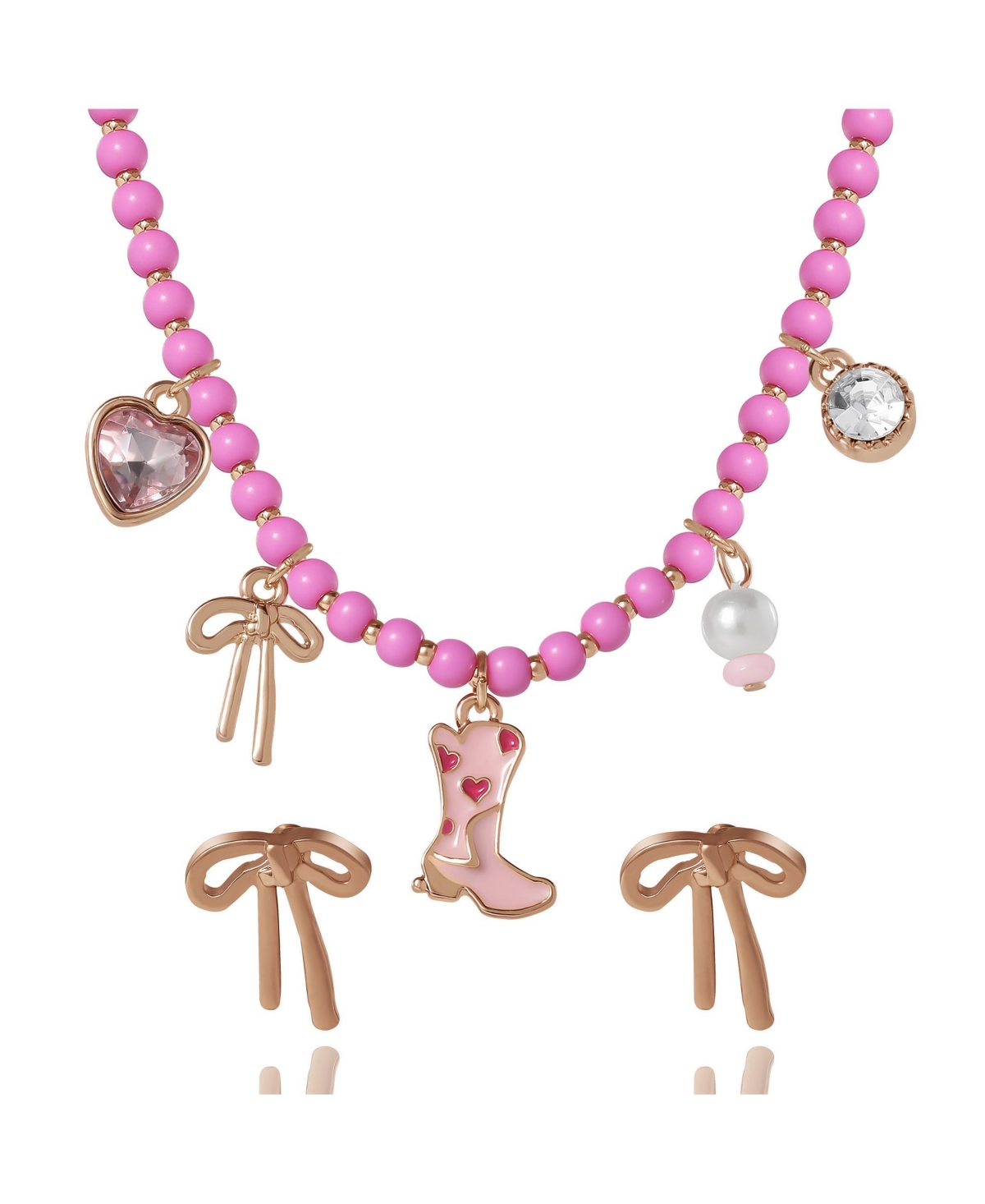 Click here for Jessica Simpson Kids Charm Necklace & Earrings Set... prices