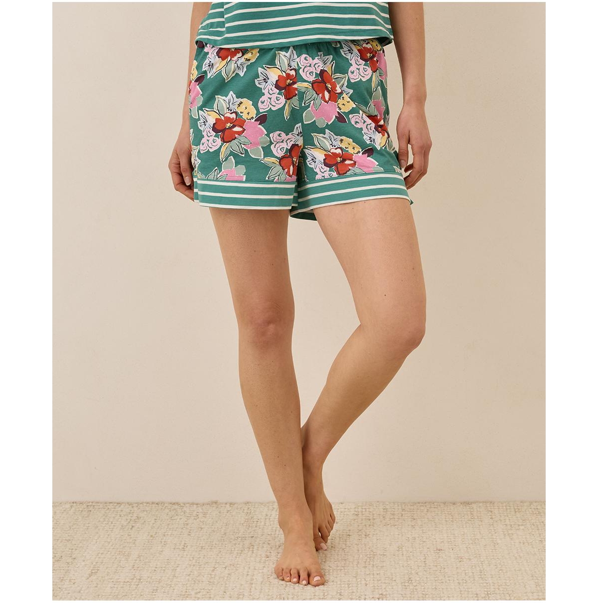 Click here for Pact Womens Organic Cotton Staycation Sleep Short... prices