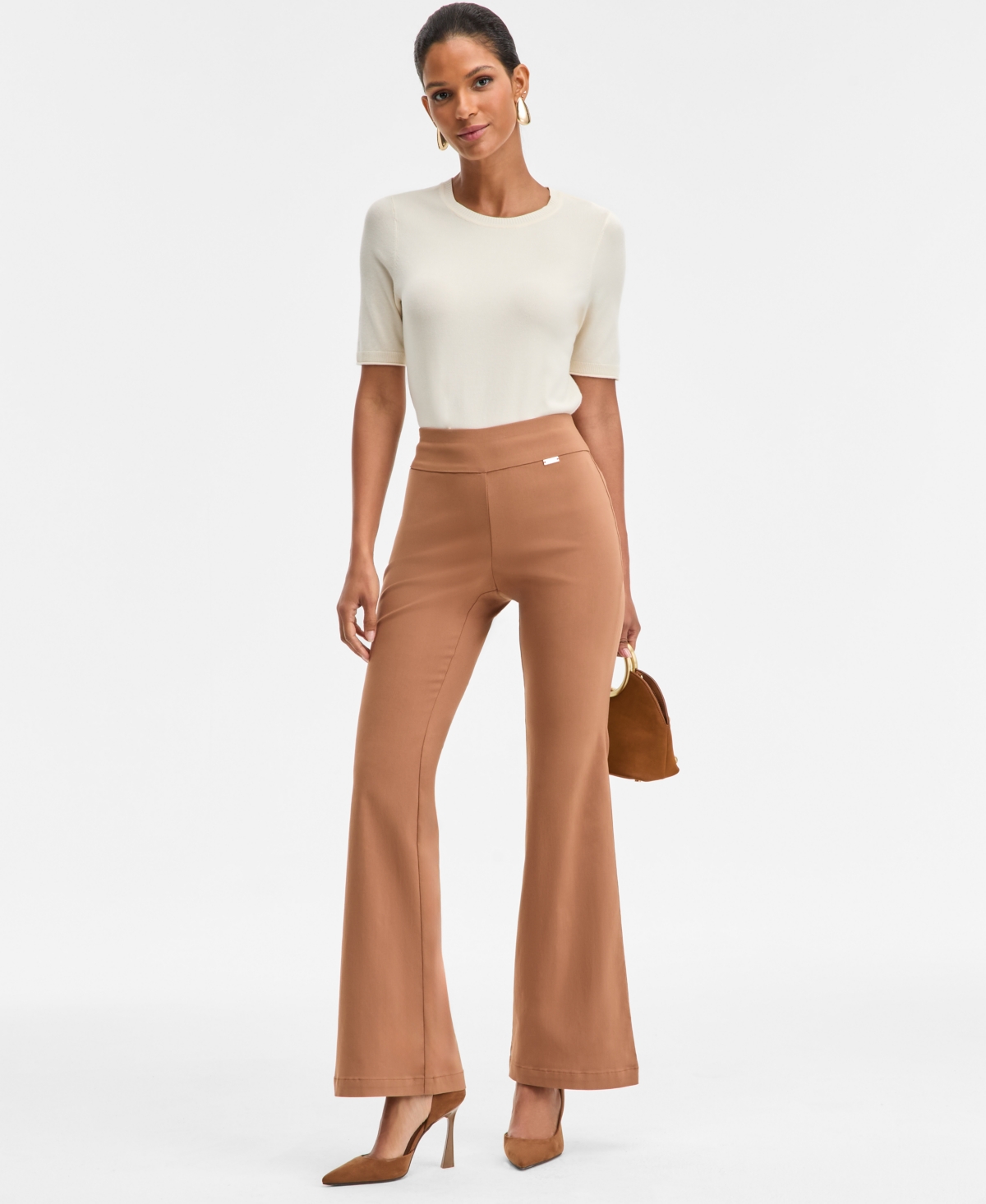 Click here for I.n.c. International Concepts Womens Flared-Leg Pu... prices