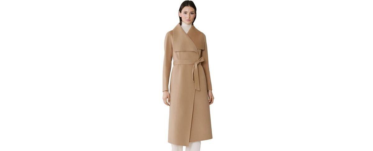 Click here for Soia & Kyo Womens Britta-u Double Face Wool Wrap C... prices