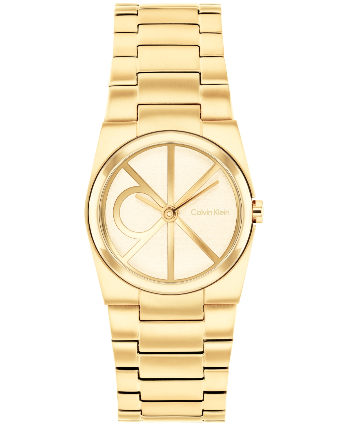 Click here for Calvin Klein Womens Ck Unite Gold Tone Stainless S... prices