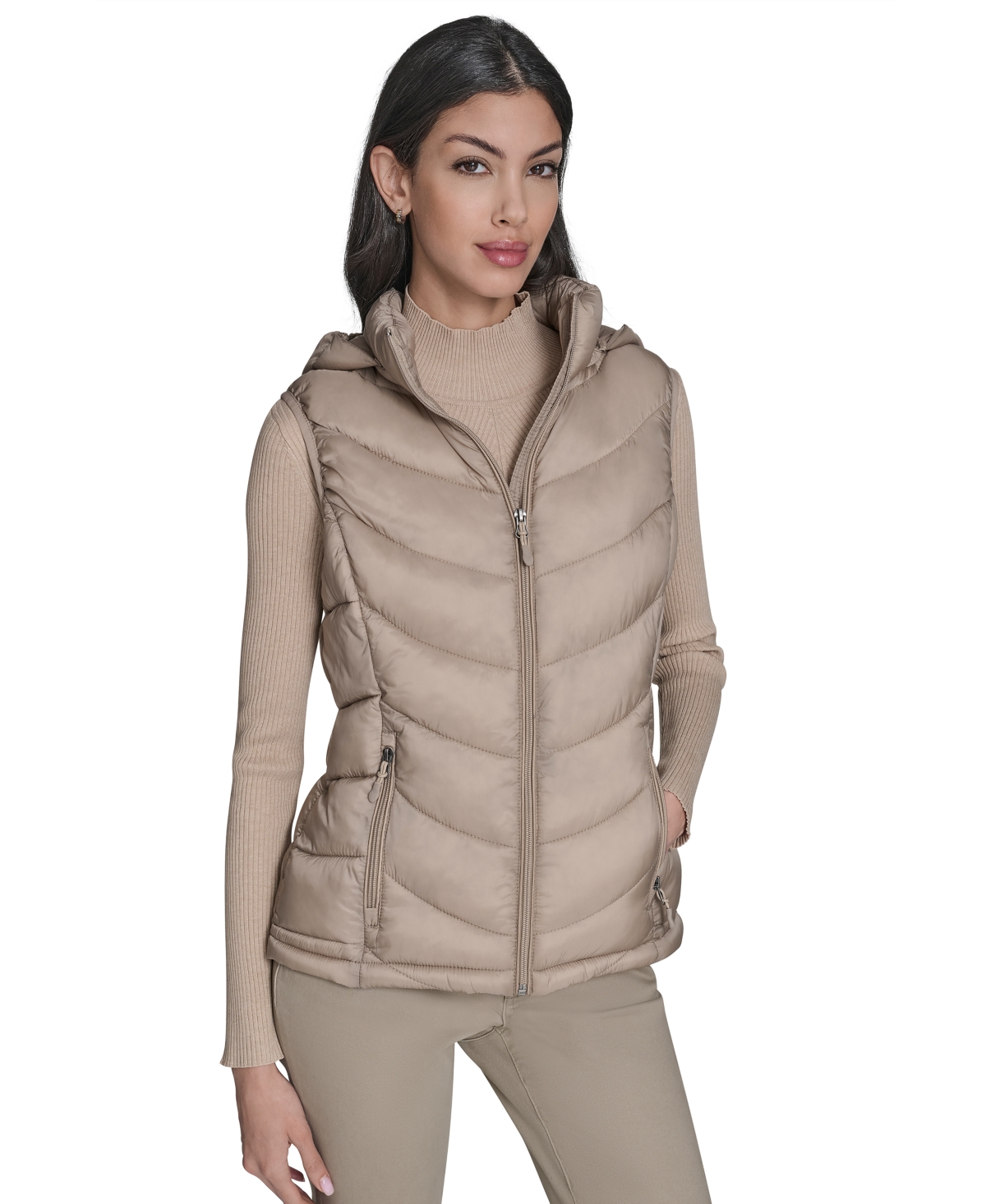 Click here for Charter Club Womens Packable Hooded Puffer Vest  C... prices