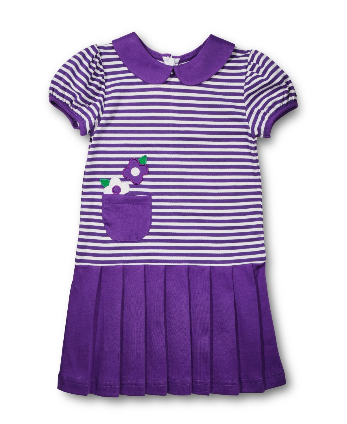 Click here for Florence Eiseman Toddler Girls Stripe Knit Pleated... prices
