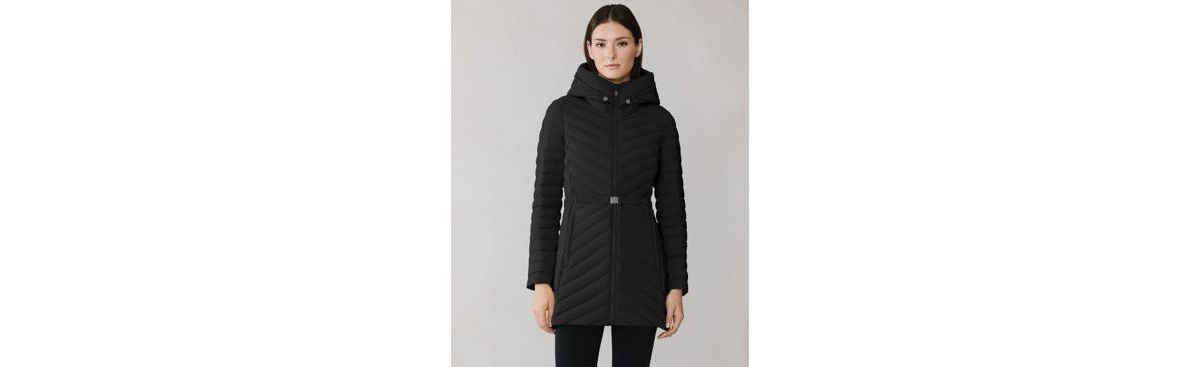 Click here for Soia & Kyo Womens Estelle Stretch Down Belted Coat... prices