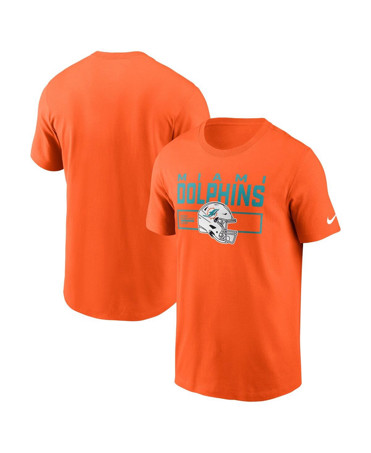 Click here for Nike Mens Orange Miami Dolphins Primetime Helmet E... prices