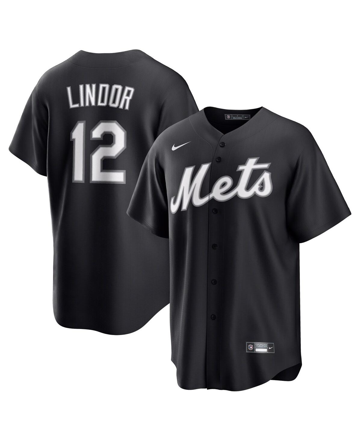 Click here for Nike Mens Francisco Lindor Black New York Mets Lig... prices