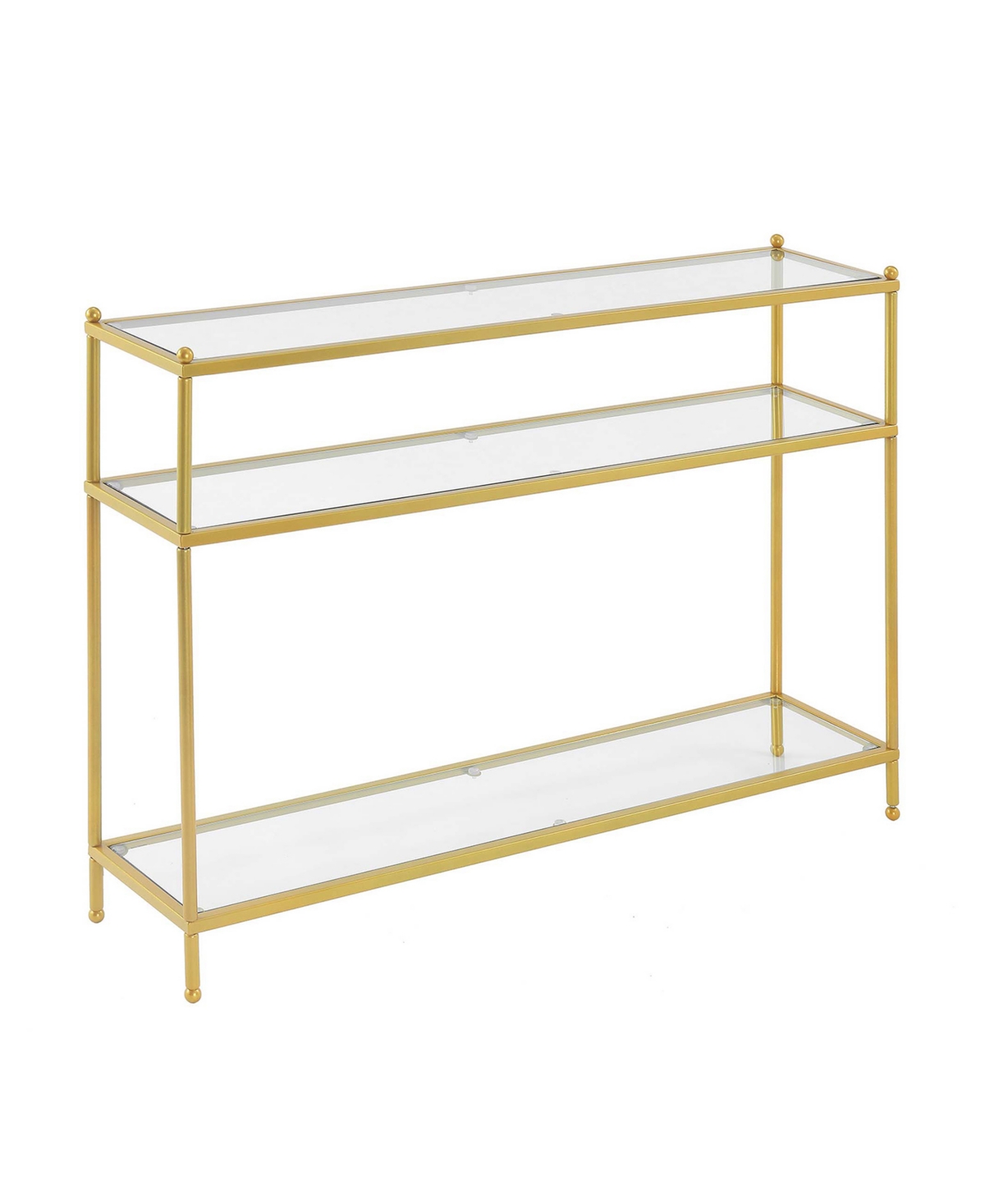 Click here for Royal Crest Console Table - Gold-Tone prices