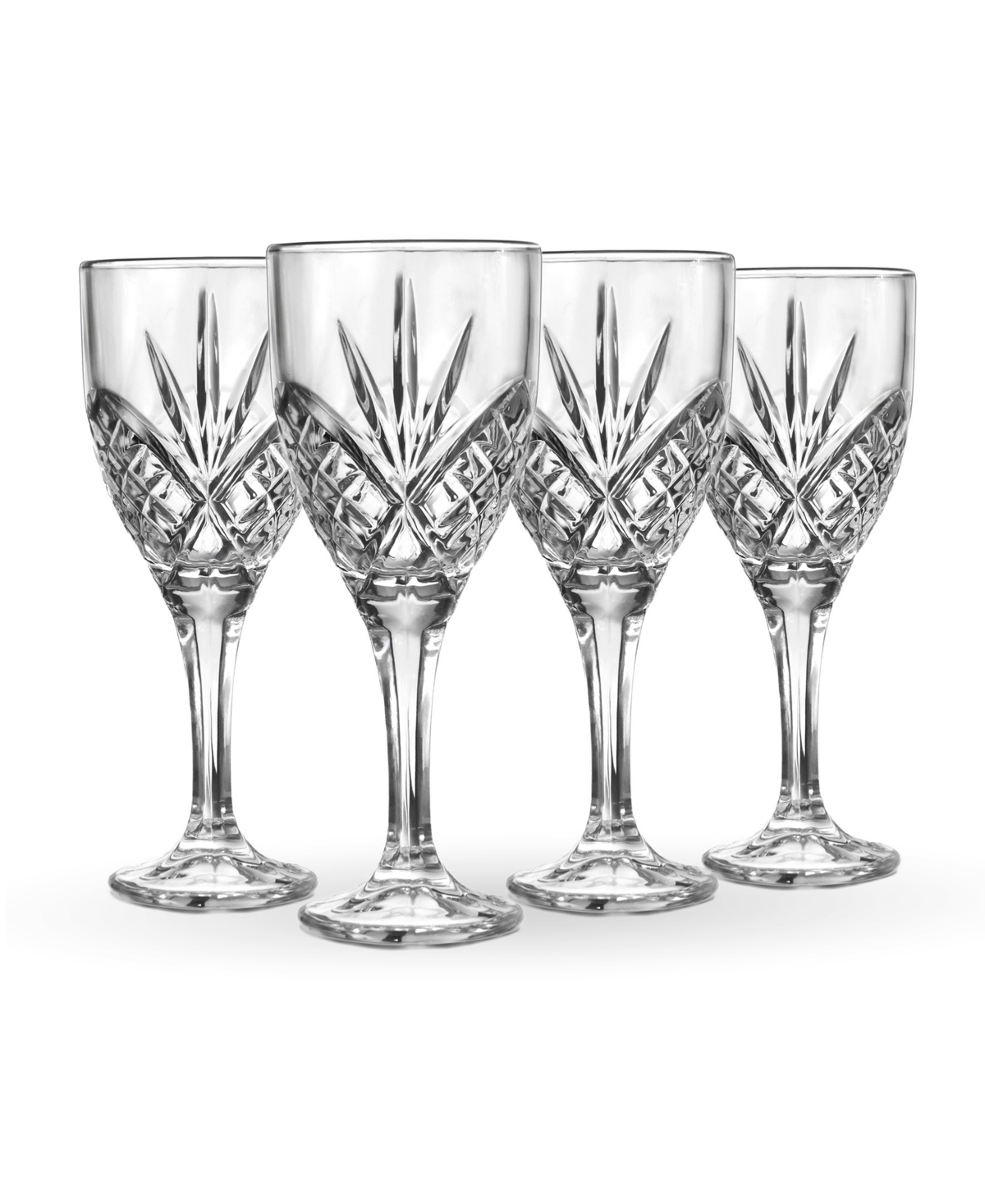 Click here for Godinger Dublin Platinum Goblets  Set of 4 prices
