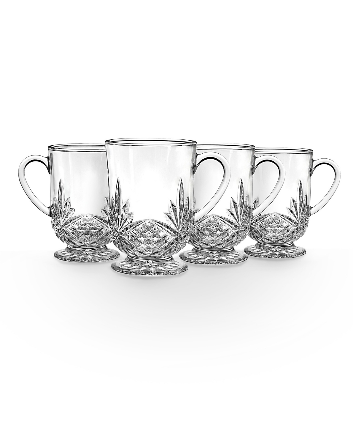 Click here for Godinger Dublin Coffee Mugs - 10oz.  Set of 4 - Cl... prices