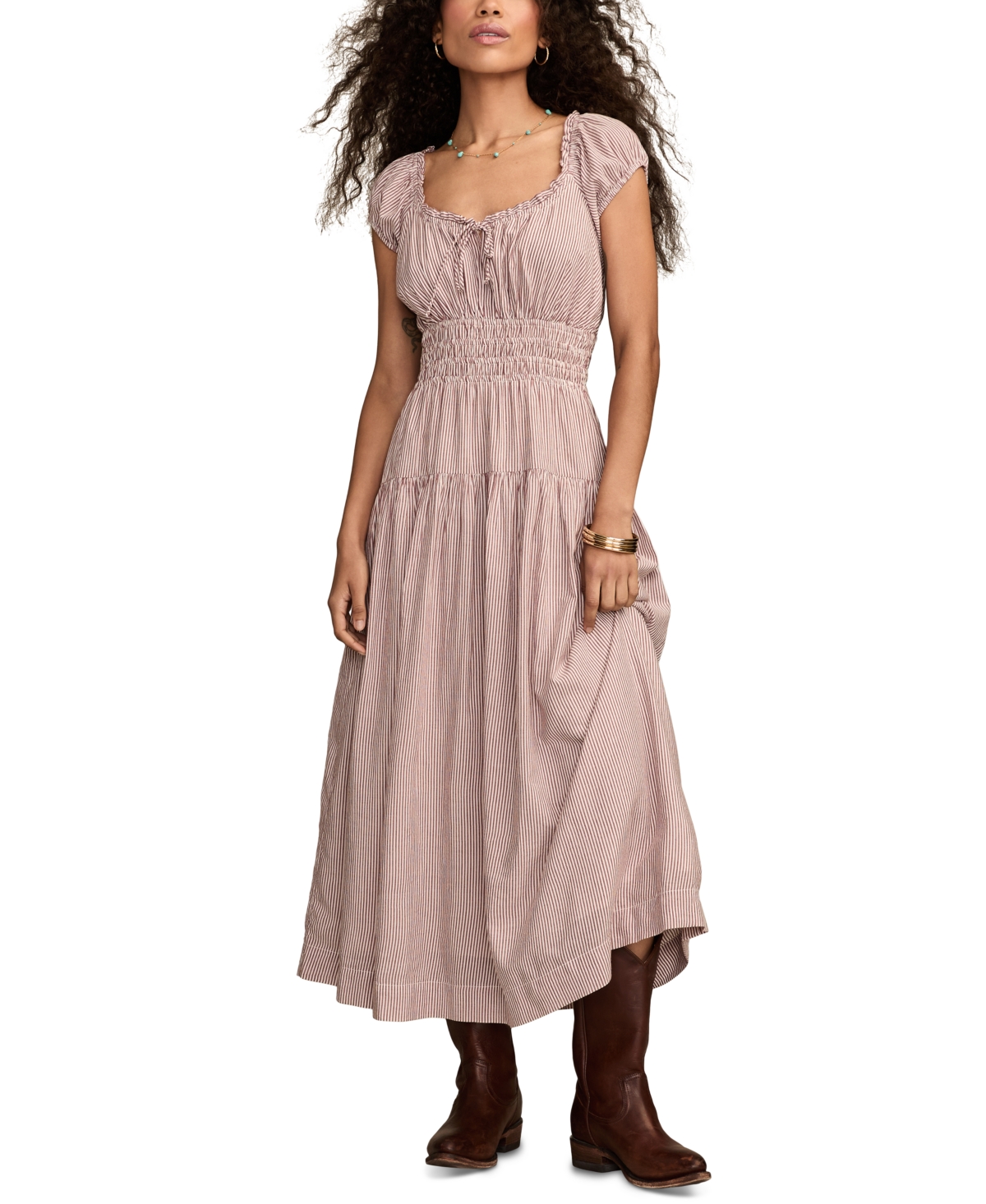 Click here for Lucky Brand Womens Light My Fire Maxi Slip Dress -... prices