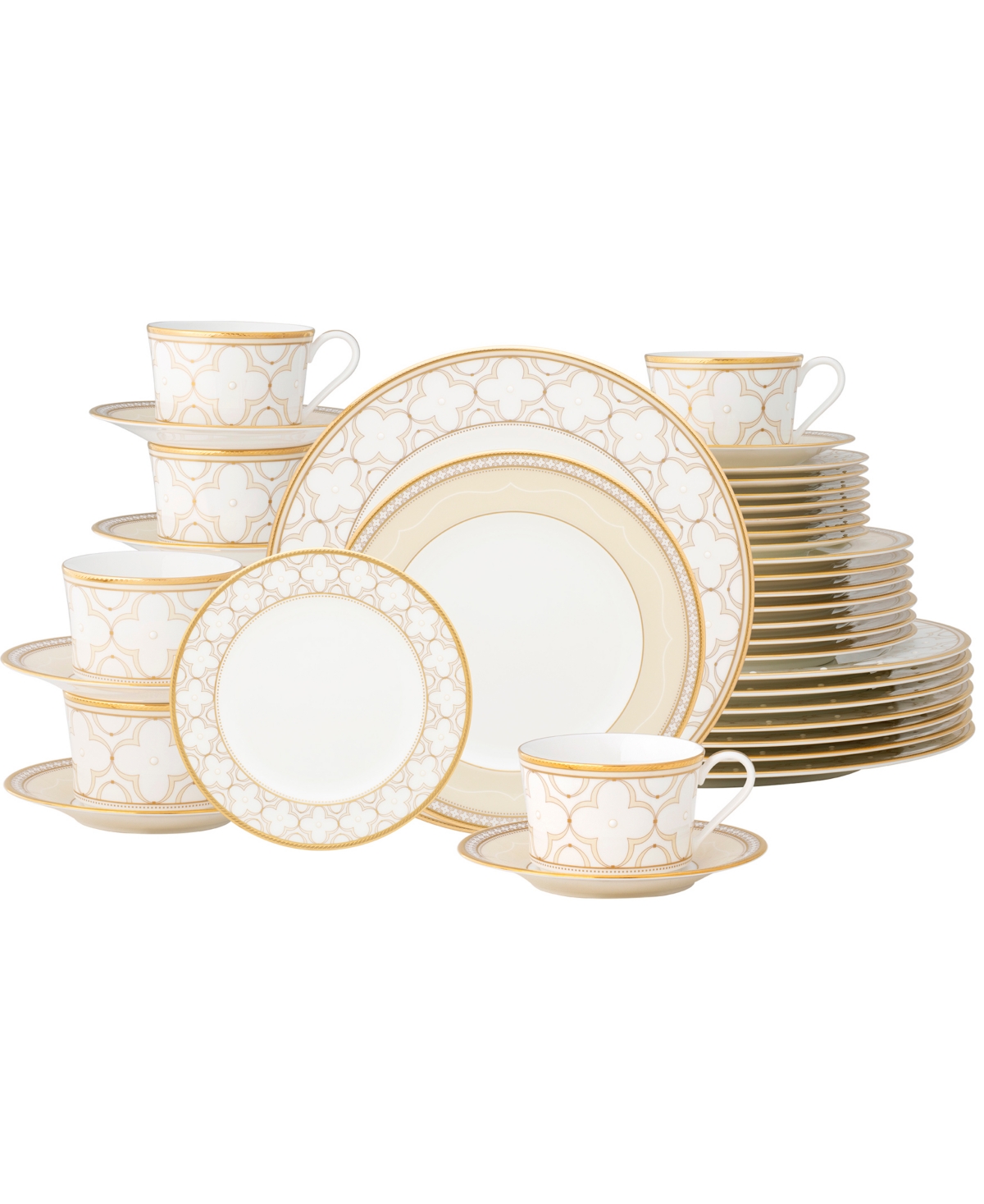 Click here for Noritake Trefolio 40-Pc. Dinnerware Set  Service f... prices