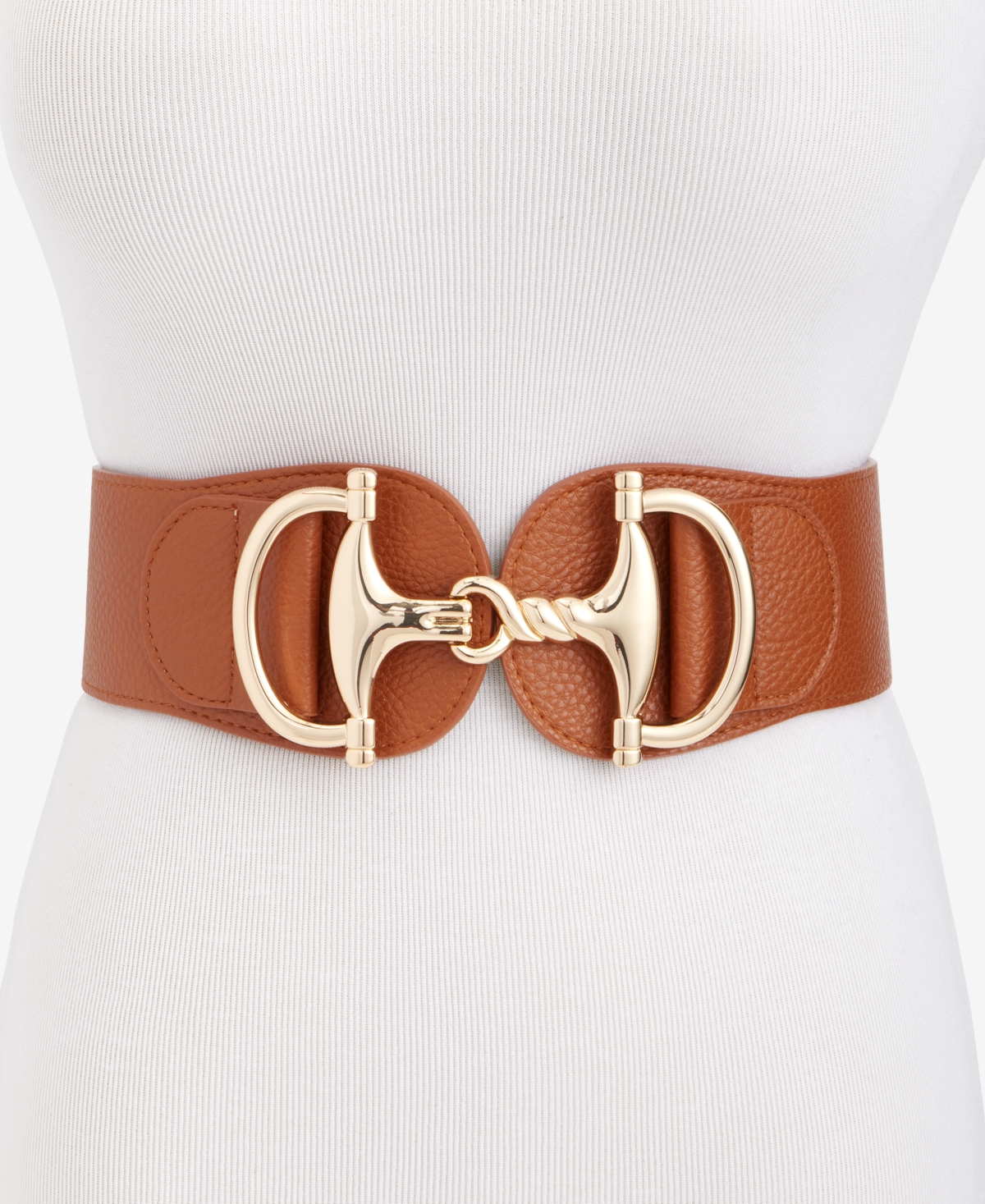 Click here for Giani Bernini Horsebit Link Buckle Stretch Belt -... prices