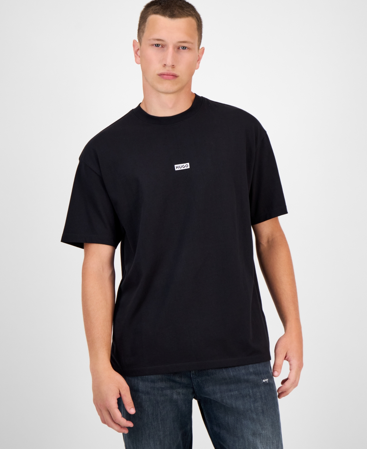 Click here for Hugo Boss Mens Nalono Short-Sleeve Crewneck Logo T... prices