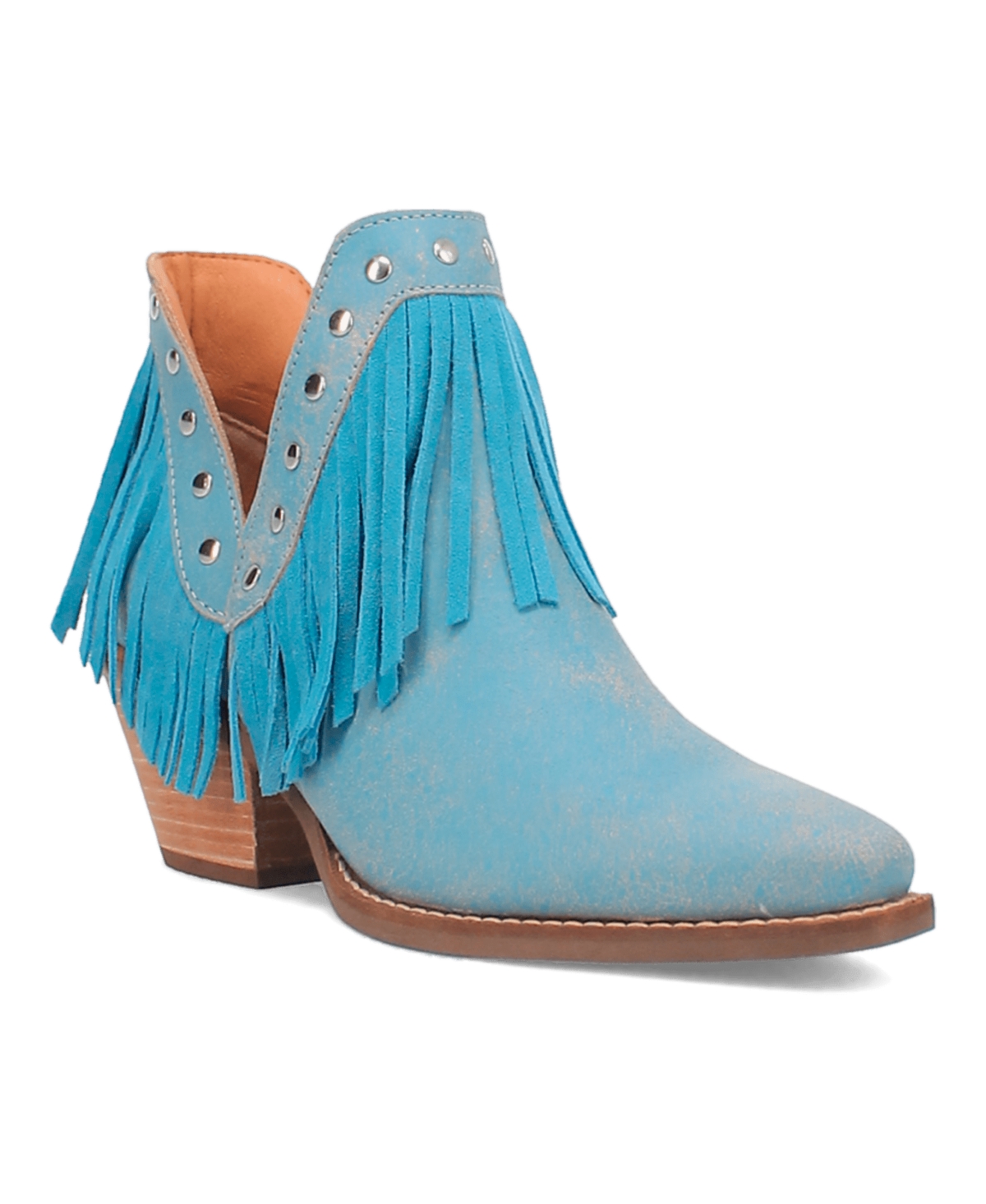 Click here for Dingo Womens Fine N Dandy Leather Bootie - Blue prices