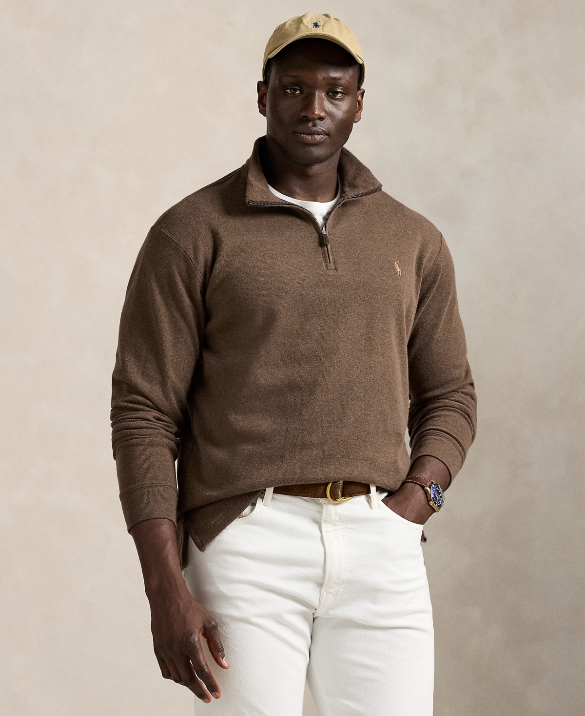 Click here for Polo Ralph Lauren Mens Big & Tall Estate-Rib Quart... prices