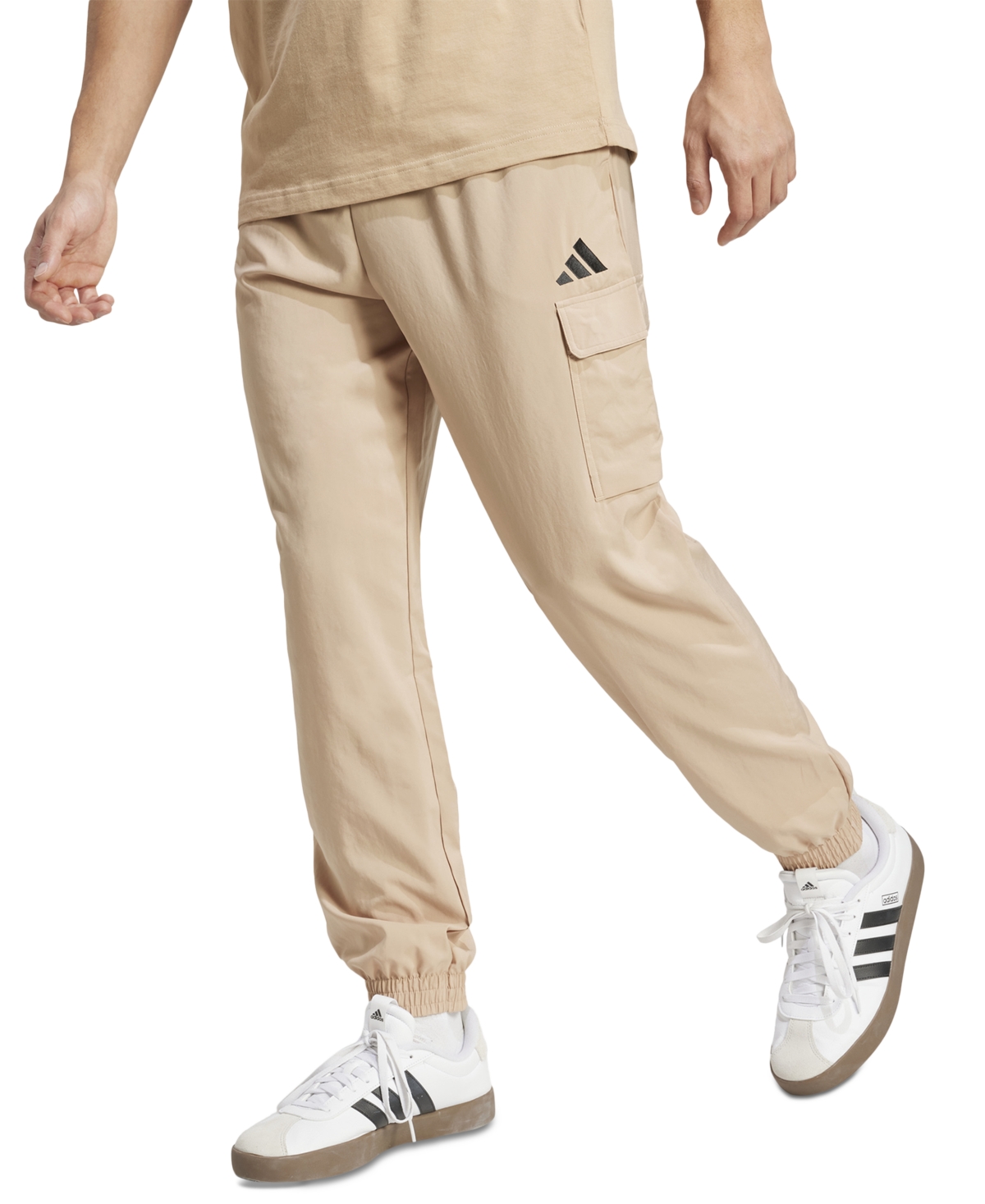Click here for adidas Mens Essentials Small Logo Cargo Pants - Sa... prices