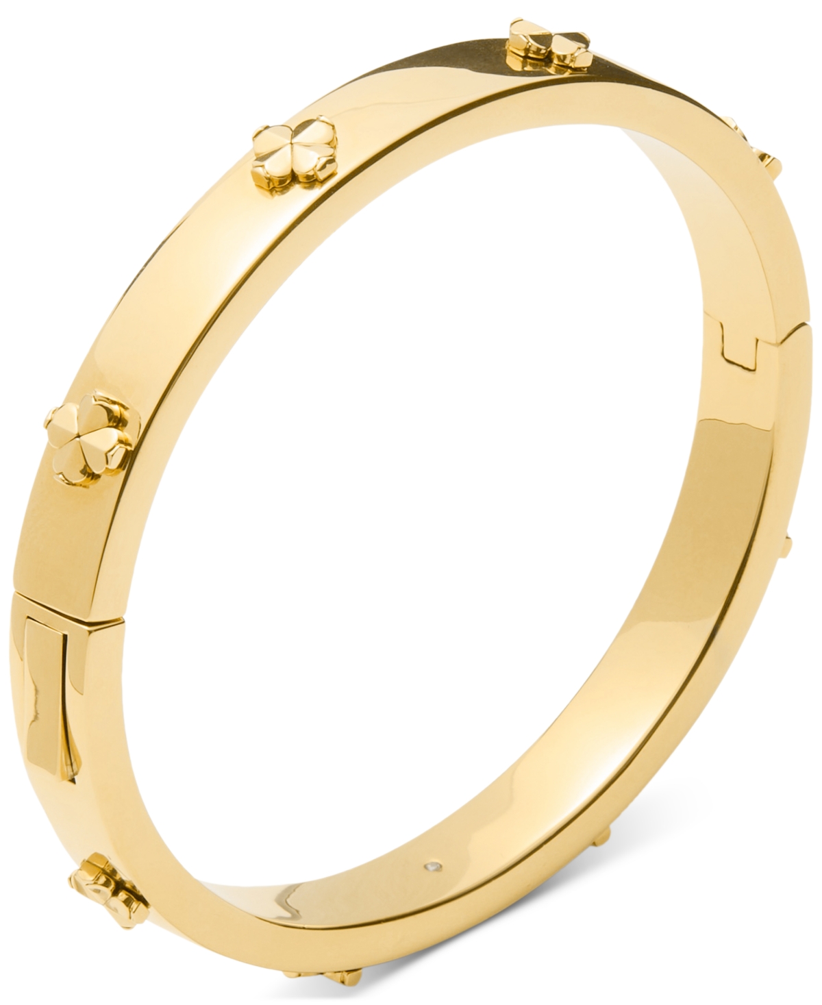Click here for kate spade new york Spade Flower Hinge Bangle Brac... prices
